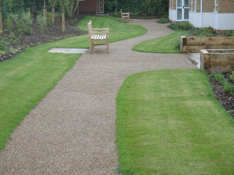 Resin Bound Gravel Pathway in Chelmsford, Essex - Soft Surfaces